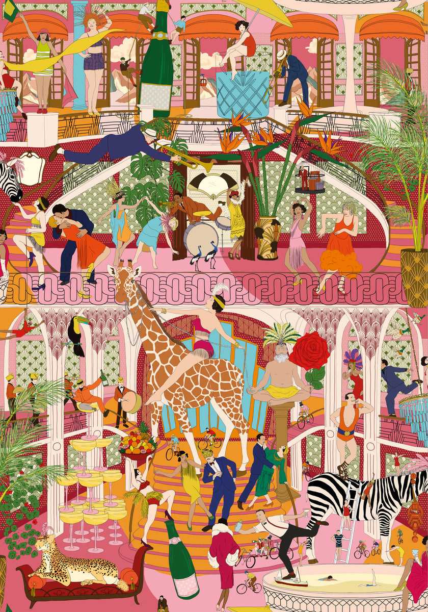BRAND MCKENZIE Wallpaper Pattern No BMGI006/06C - Mayhem Mansion ...