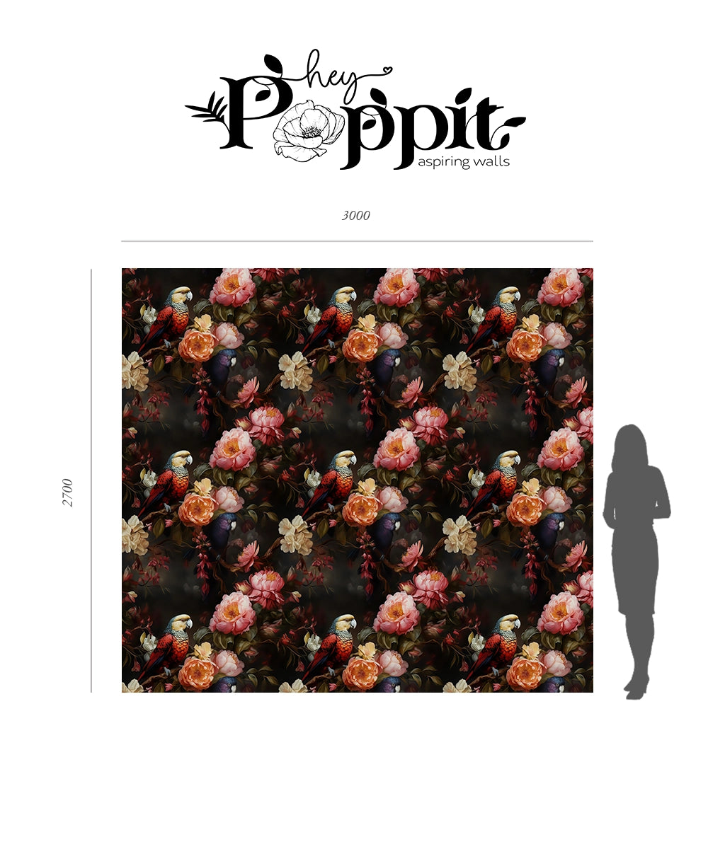 HEY POPPIT Wallpaper Pattern No - BELLA (64021, 64022, 64023 ...