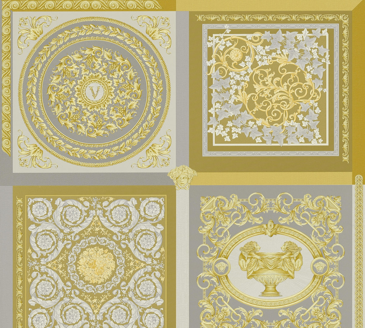 VERSACE V Wallpaper Pattern No 38704-5 – Aspiring Walls