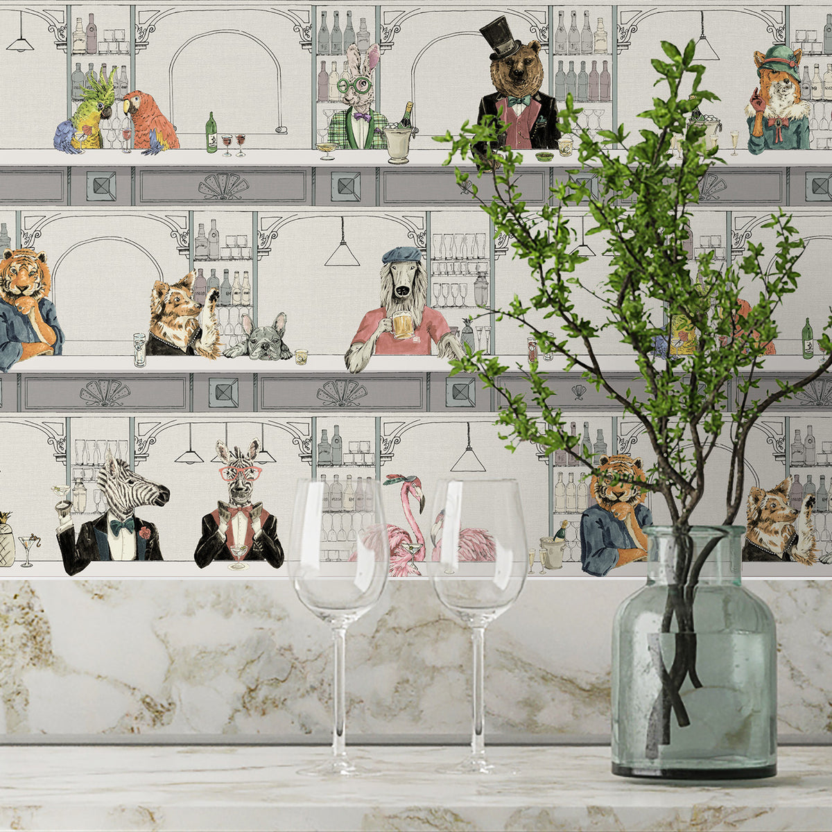 BRAND MCKENZIE Wallpaper Pattern No BMCF003/07B - Happy Hour – Aspiring ...