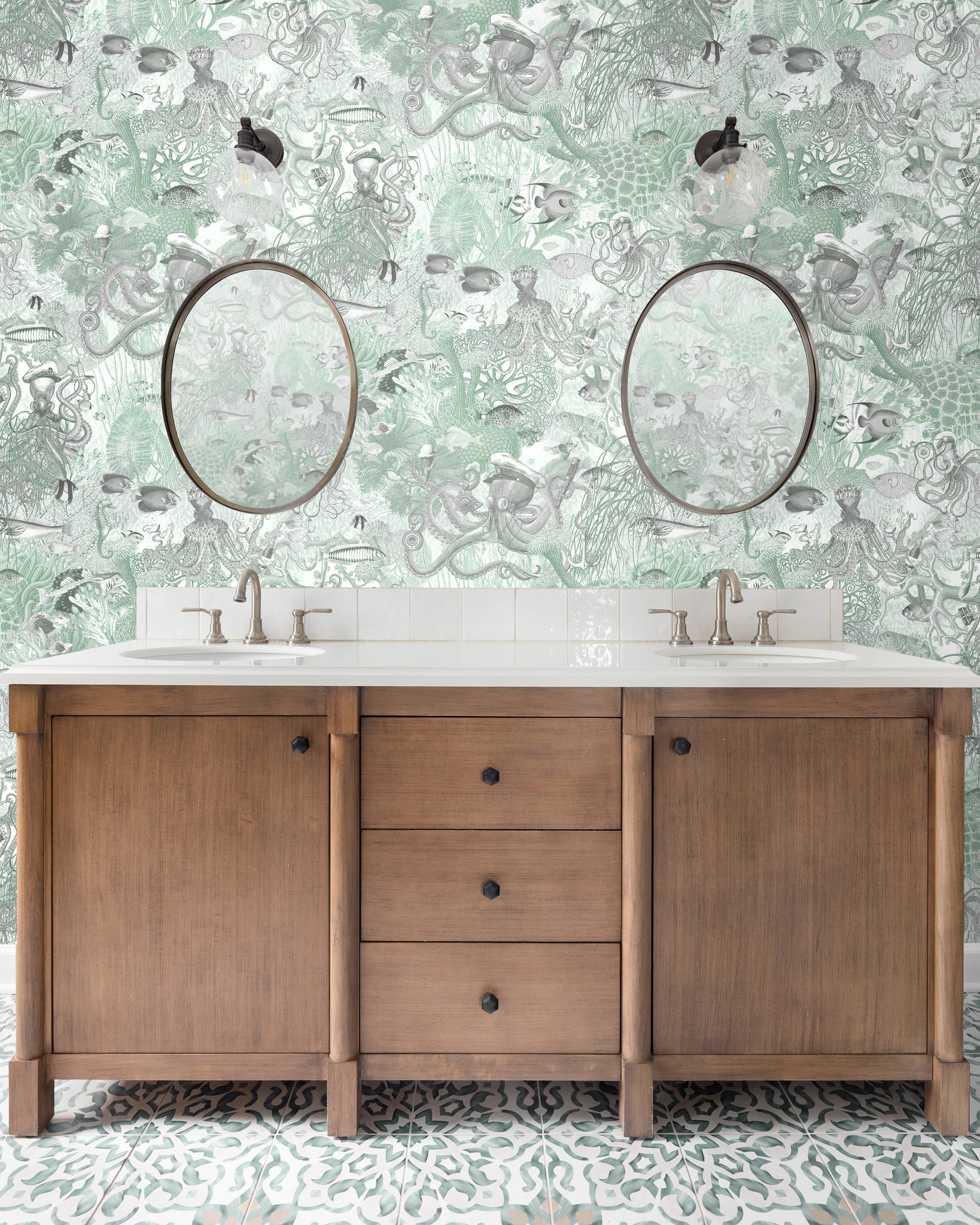 BRAND MCKENZIE Wallpaper Pattern No BMWL005/06E - Octopus – Aspiring Walls