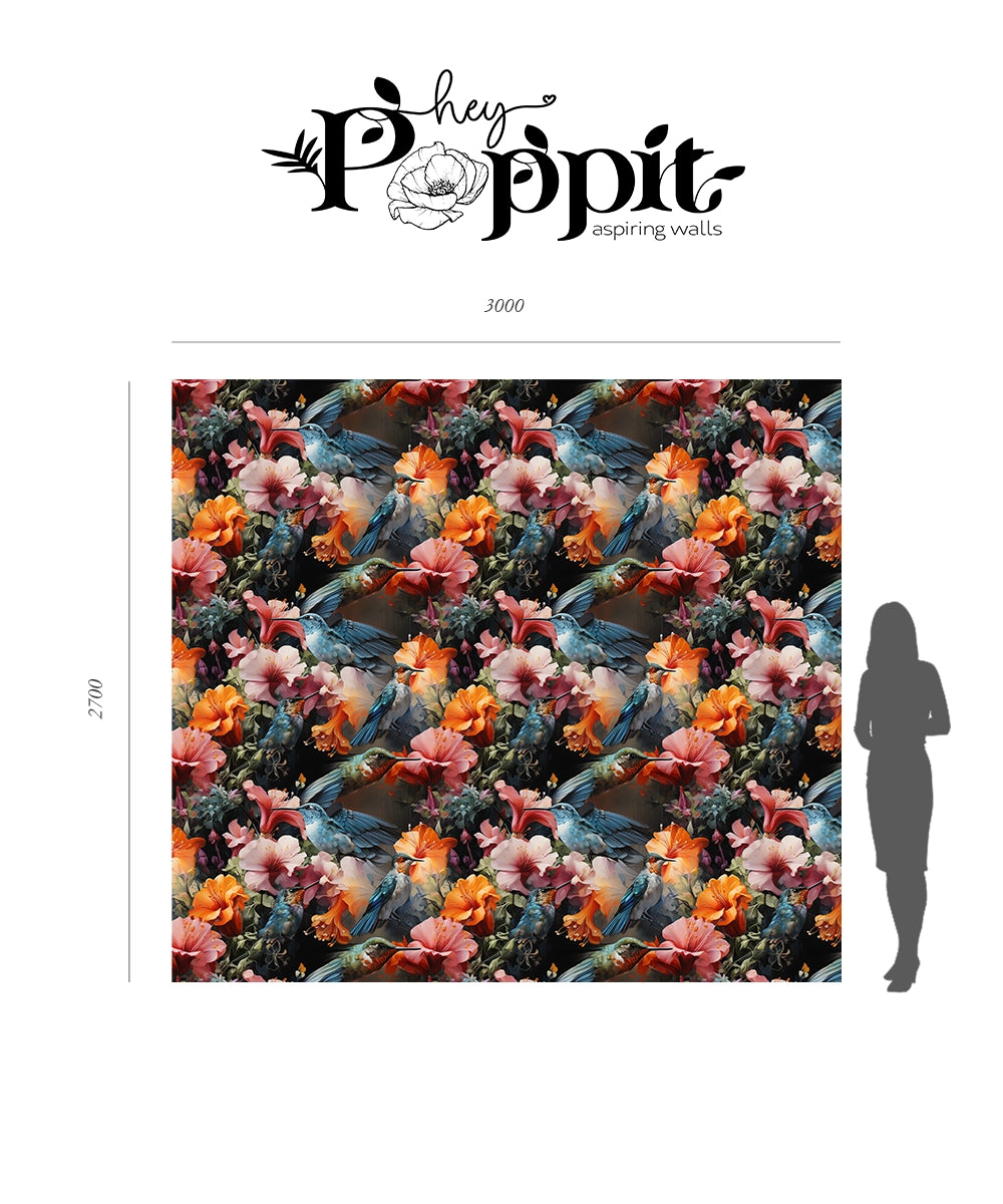HEY POPPIT Wallpaper Pattern No - TEANA (64251, 64252, 64253 ...