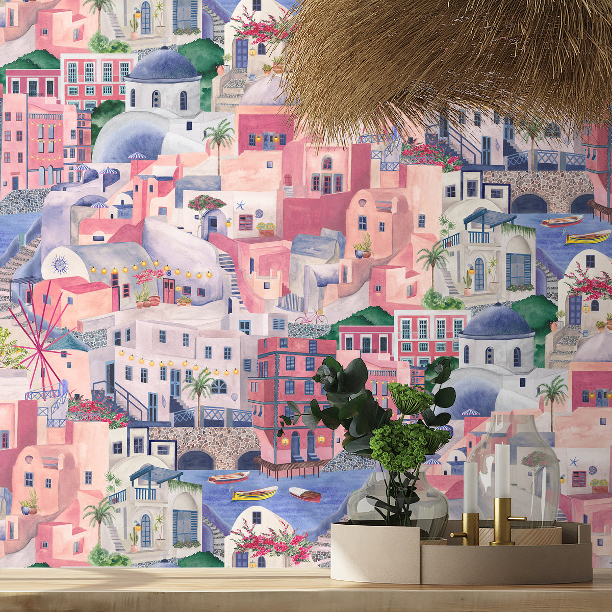 BRAND MCKENZIE Wallpaper Pattern No BMPP004/08C - The Mediterranean ...